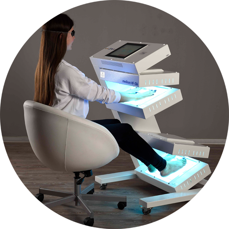 medisun HF-216 | hand and feet uv therapy | palmoplantar psoriasis
